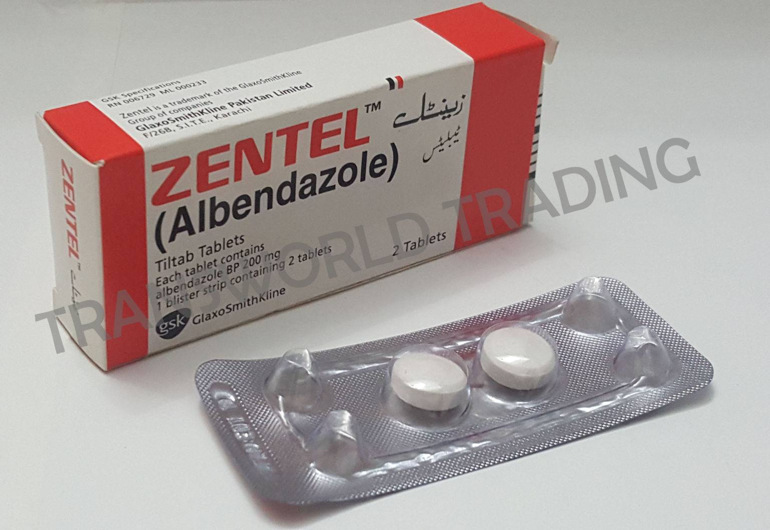 Zentel Tabs & Syp GSK (Albendazole) | Transworld Trading